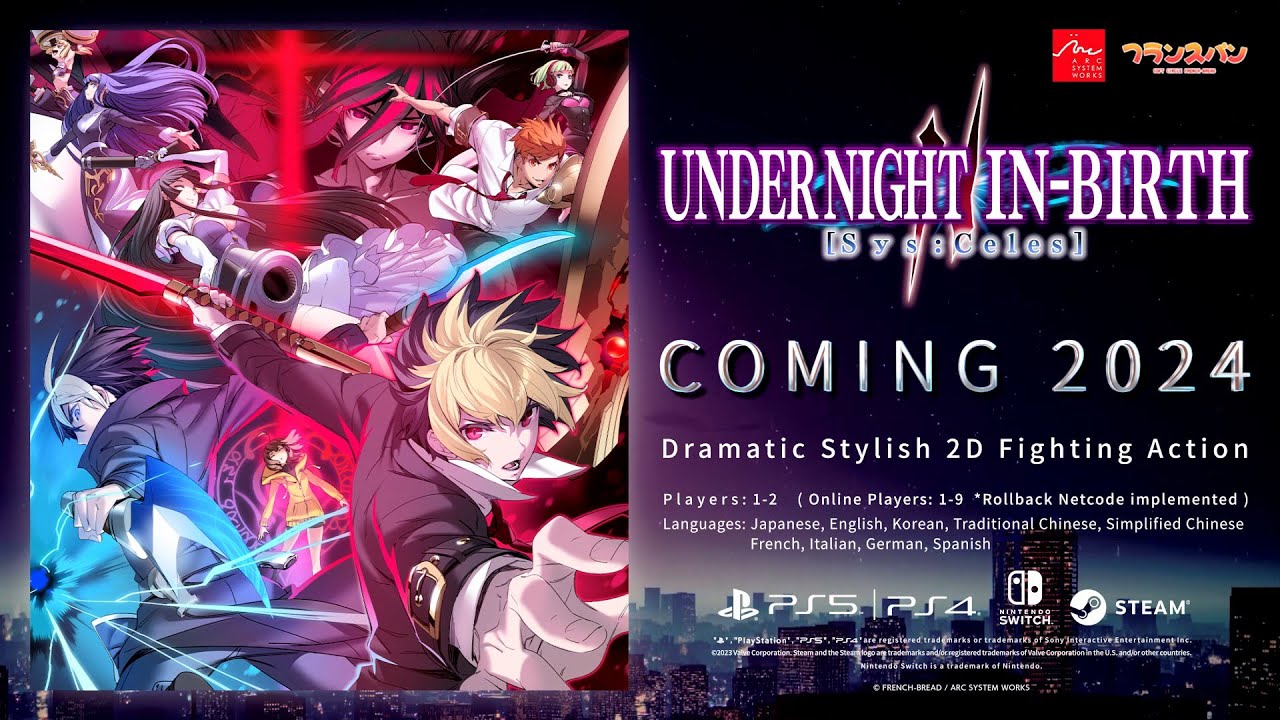 Arc System Works annuncia Under Night In-Birth II – Switch Italia