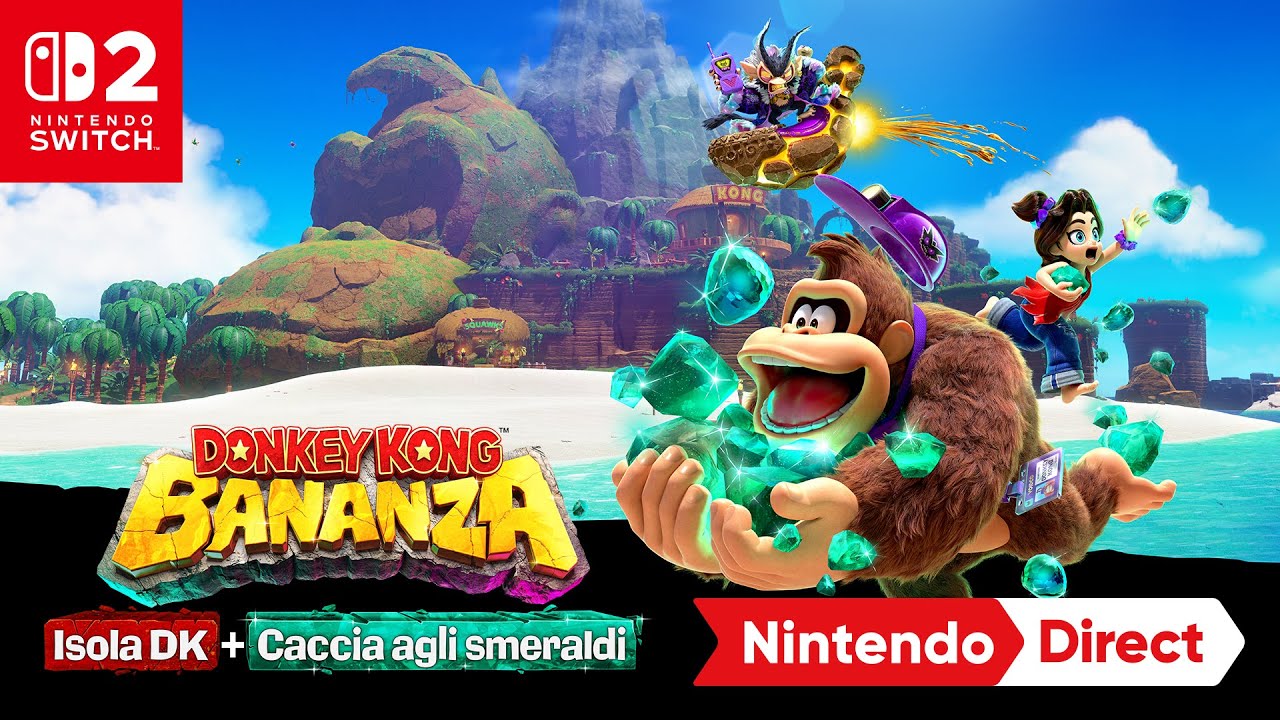 Caccia agli smeraldi, nel DLC di Donkey Kong Bananza! – Switch Italia